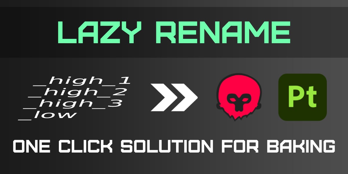 Lazy Rename Free Addon | Blender addons