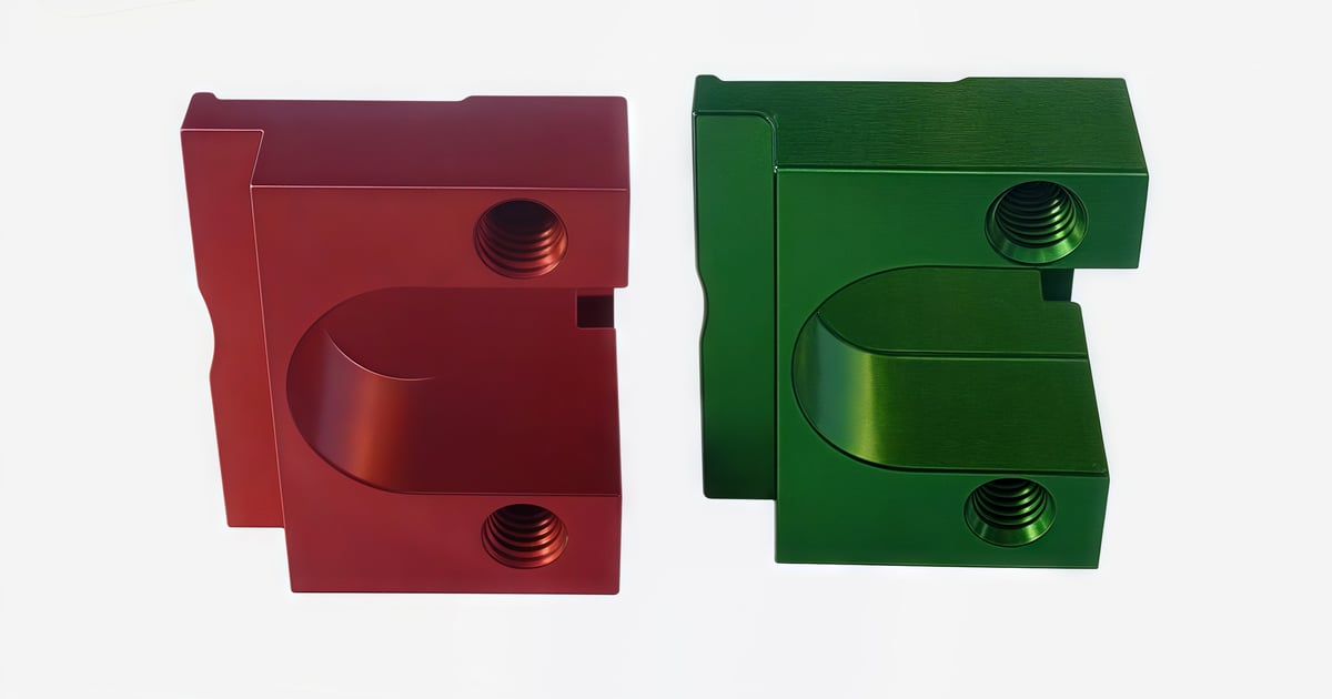 Aluminum Anodized Blocks, support bracket | HUGE-UP Machinery