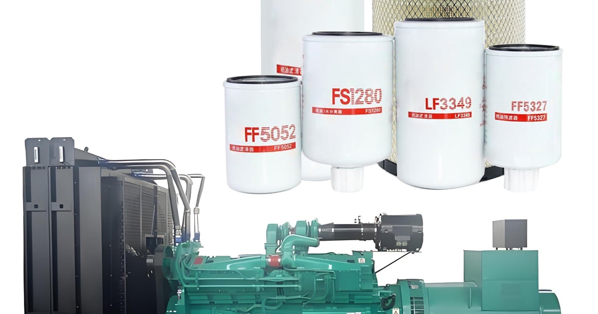 Cummins Generator Series Filters Oil, Fuel & Air Filters for Optimal ...