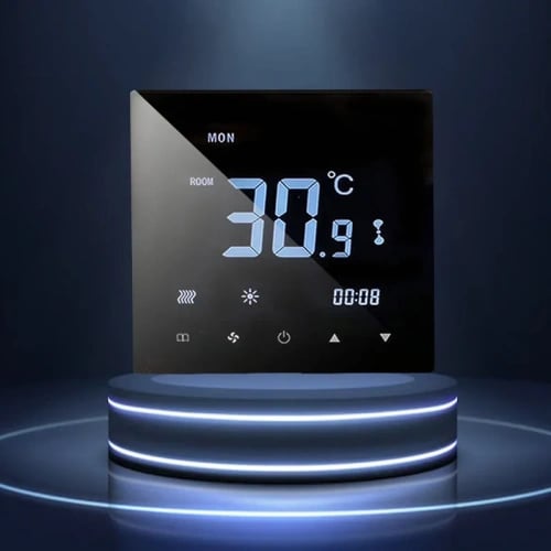 Digital Fan Coil Thermostats ,Temperature Controller Smart Wall Mounted ...