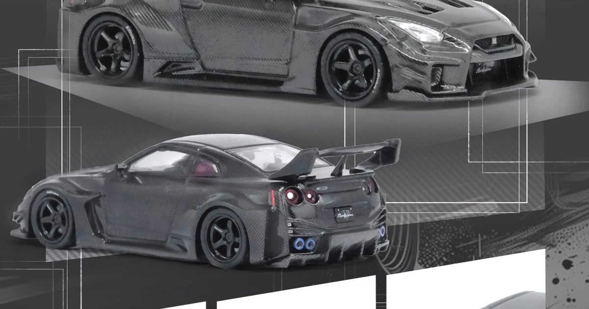 INNO64 NISSAN GT-R (R35) LBWK SUPER SILHOUETTE 35GT-RR Full Carbon ...