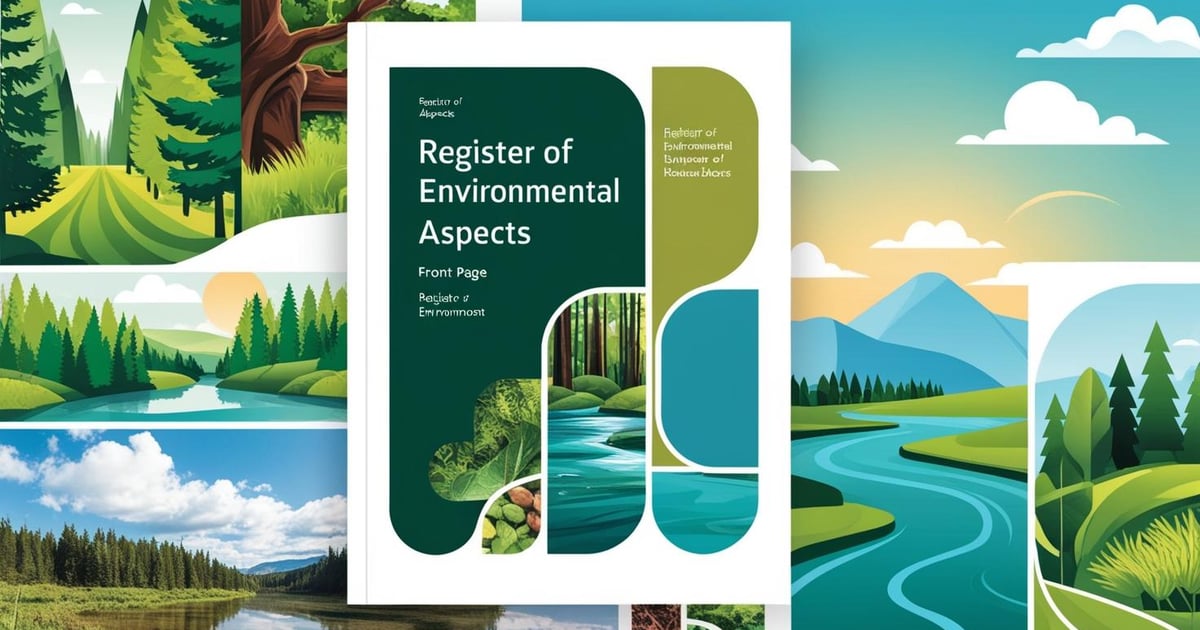 Register of Environmental Aspects | QHSE documents All