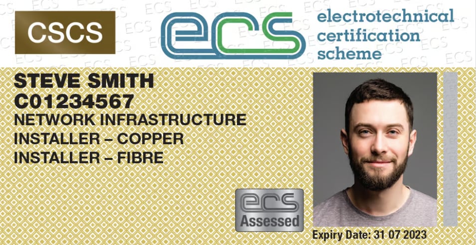 ECS Network Infrastructure Installer (Level 3) Card | ECS Electro ...