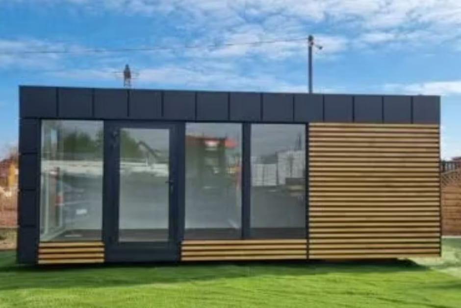 30x10 BESPOKE Garden room | Armstrong Prefab Cabins & Containers