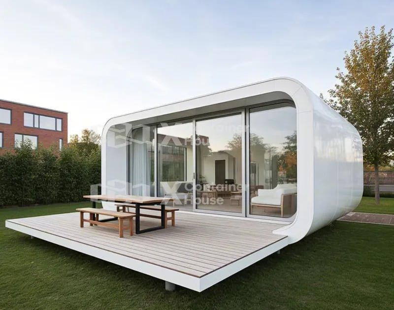 Versatile Apple Capsule House Armable Spaces Modern Living