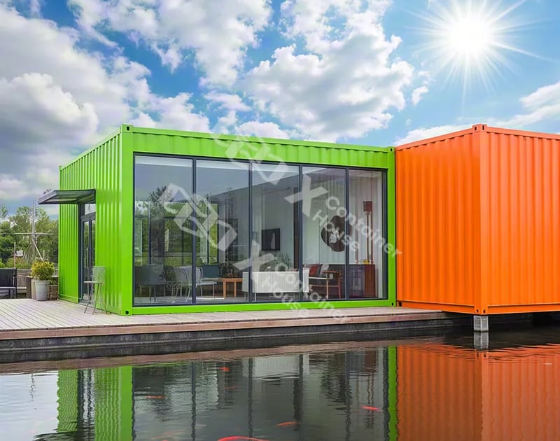 Industrial Chic Pod Flat Pack House Lightweight Tiny Home