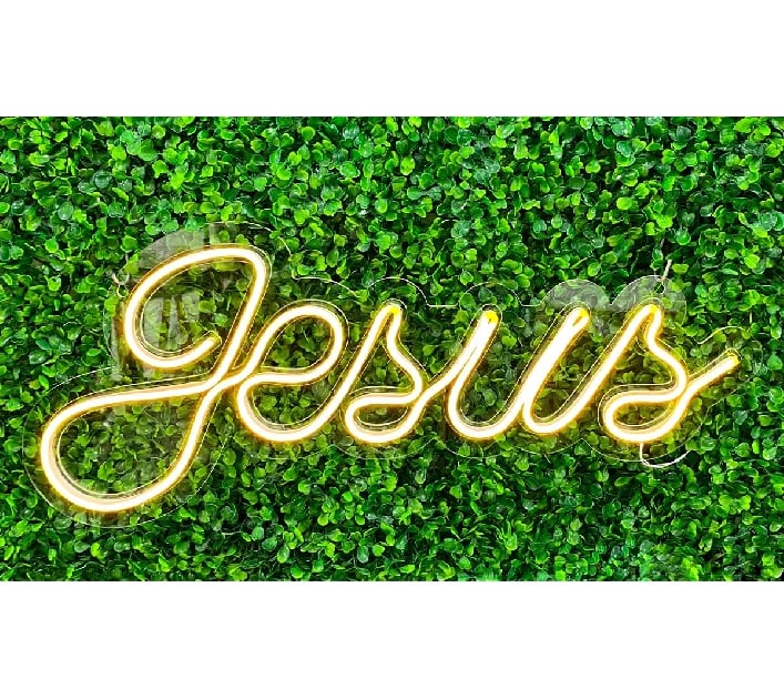 Painel Led Neon Jesus | Infinity Neon