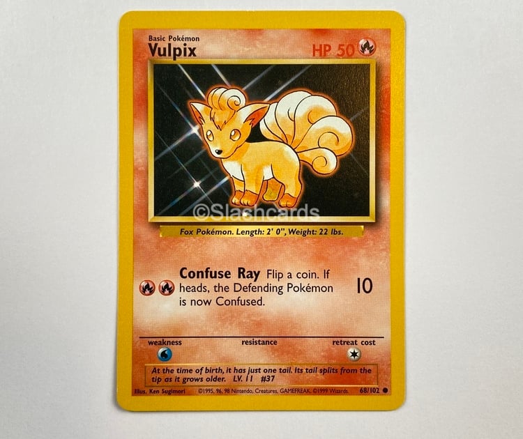 Pokémon - EN - Wizard - Base set - BS68 Vulpix | Slash Cards