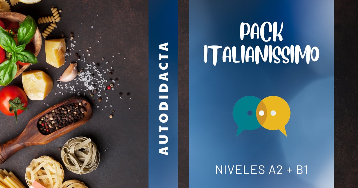 Pack Italianissimo 2 (Autodidacta) A2 + B1 | Voces Idiomas