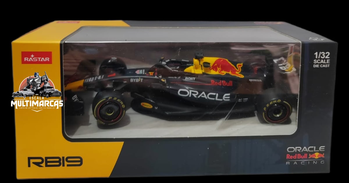 RB19 de Red Bull Racing 1:32 | Escala Mutimarcas-Tienda de Autos y Figuras Coleccionables