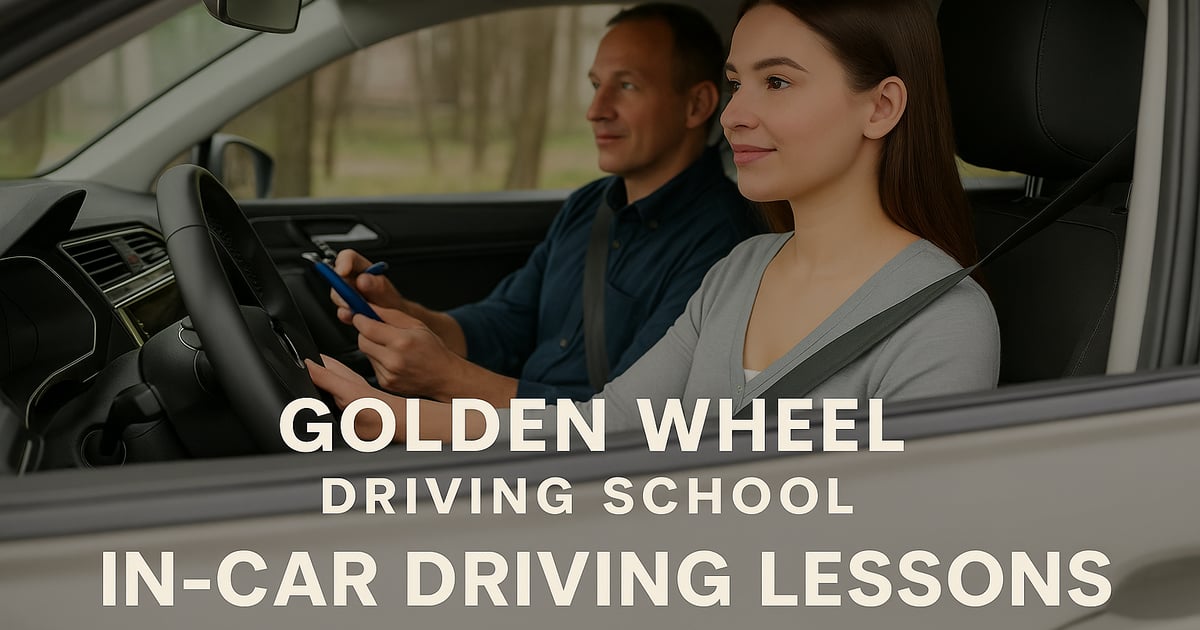 In-Car Driving Lesson 1.0 Hr | Golden Wheel
