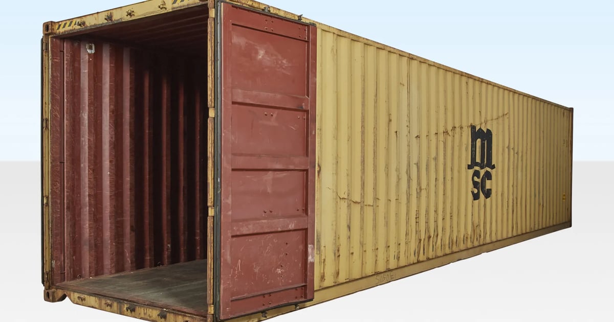 40ft x 8ft High Cube Used Shipping Container for Sale | Elite ...
