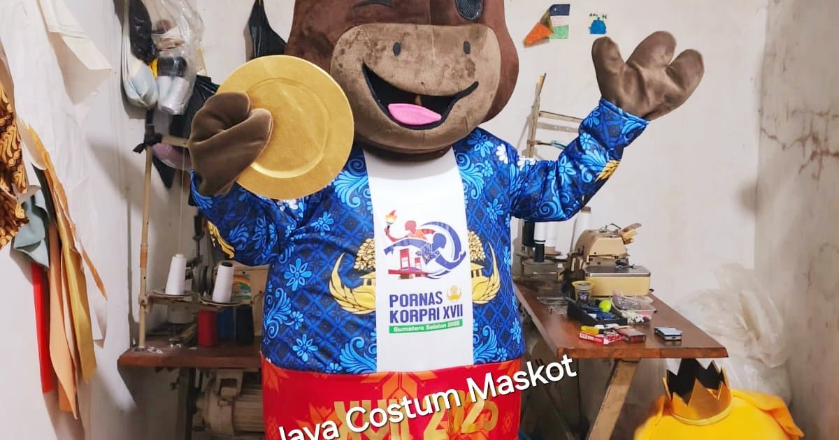maskot sapi batik | Jaya kostum