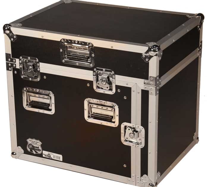 12U Slant Rack with 8 Vertical Units | Road Ready Cases NZ