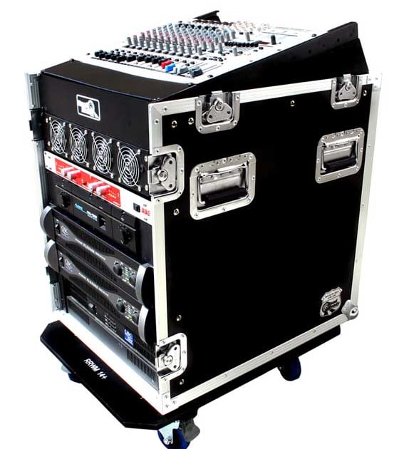 12U Slant Rack for Mixer and Rack Amp | Road Ready Cases NZ