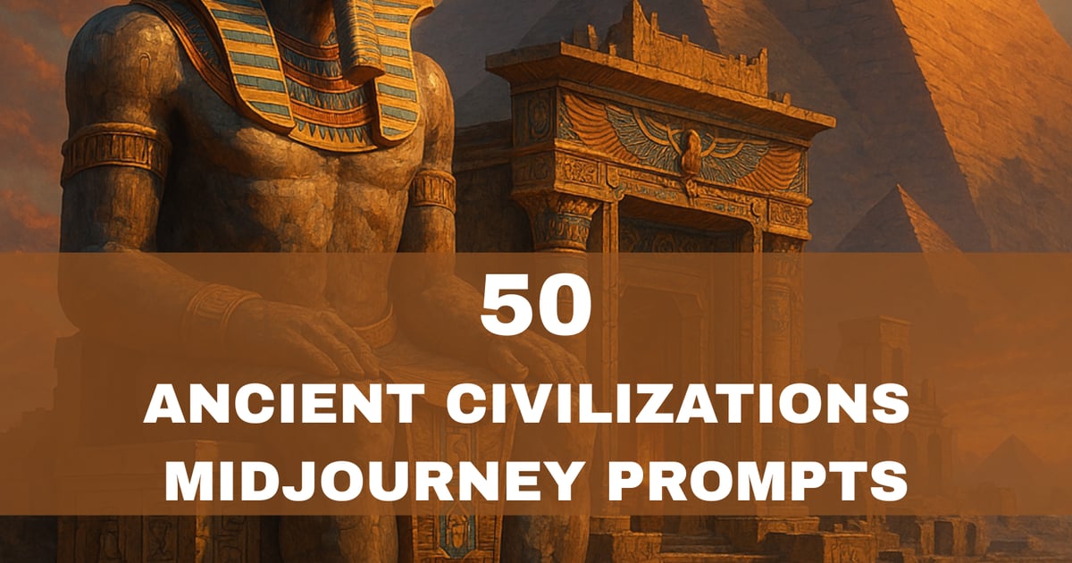 Explore 50 Ancient Civilizations with Midjourney Prompts | Savvy PDF