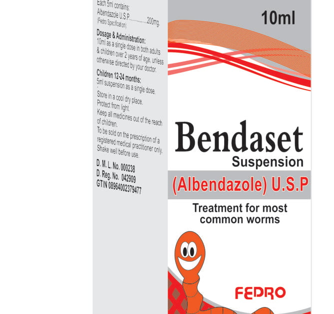 Bendaset Suspension | Fedro Pharmaceutical Labs (Pvt.) Ltd