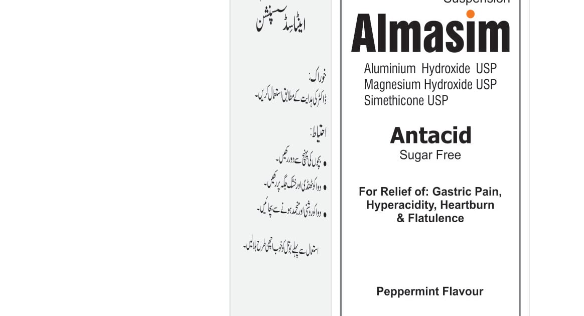 Almasim Suspension | Fedro Pharmaceutical Labs (Pvt.) Ltd