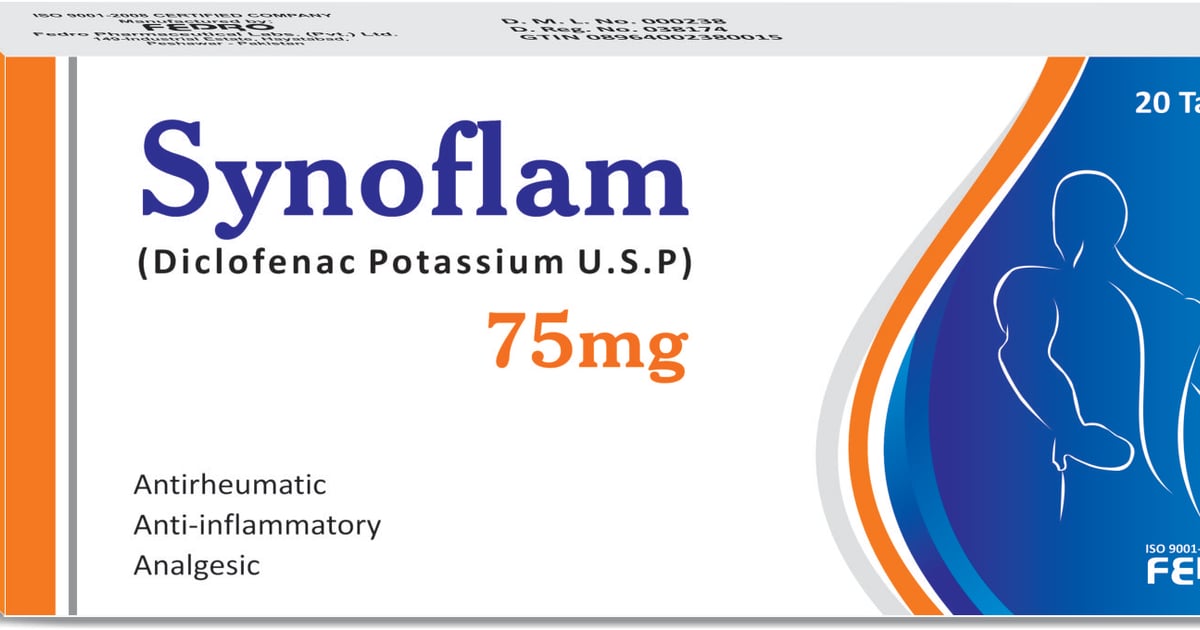 Synoflam 75mg Tablets | Fedro Pharmaceutical Labs (Pvt.) Ltd
