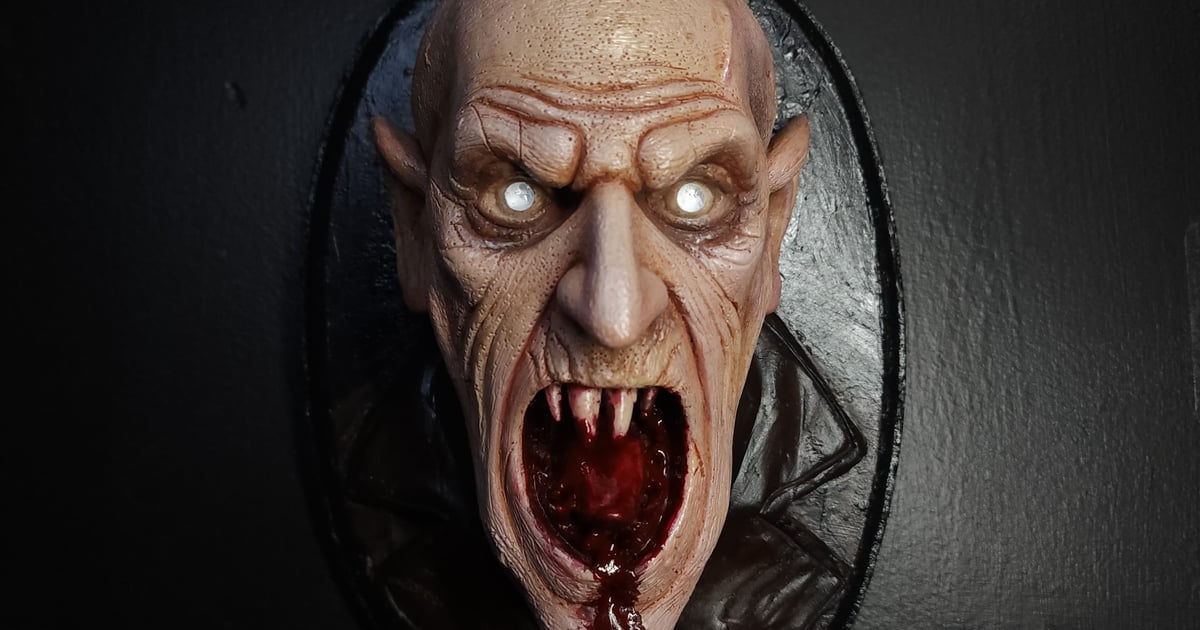 Busto tipo cuadro Nosferatu The vampire | Ana Strange