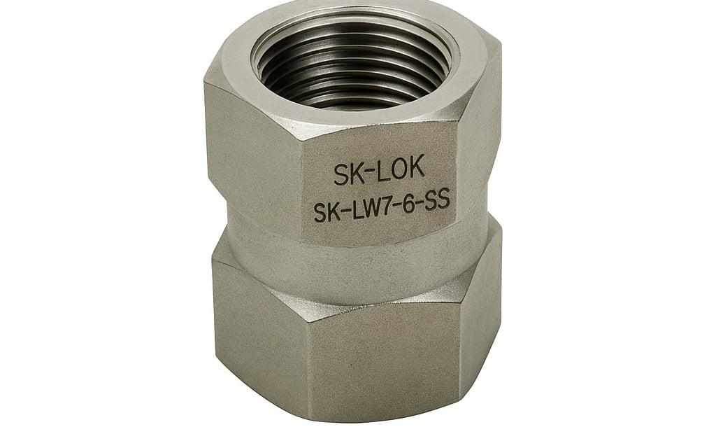 Conector Cople hexagonal de 1/4" npt | SARICA
