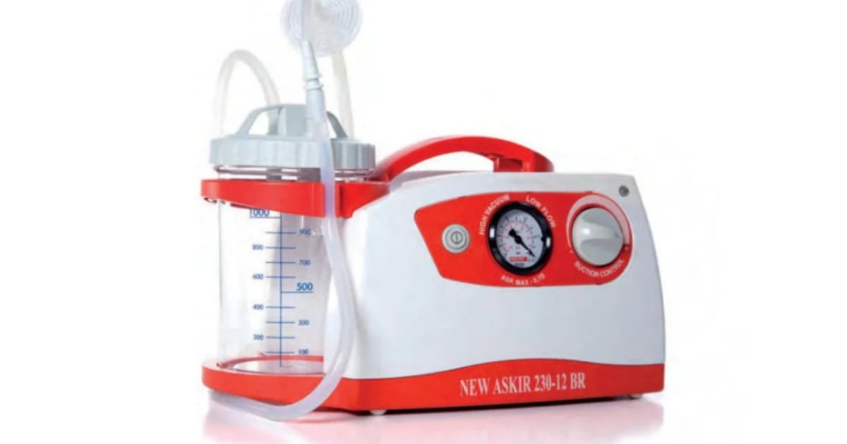 NEW ASKIR 230/12V BR Portable Surgical Suction Unit | Medelec