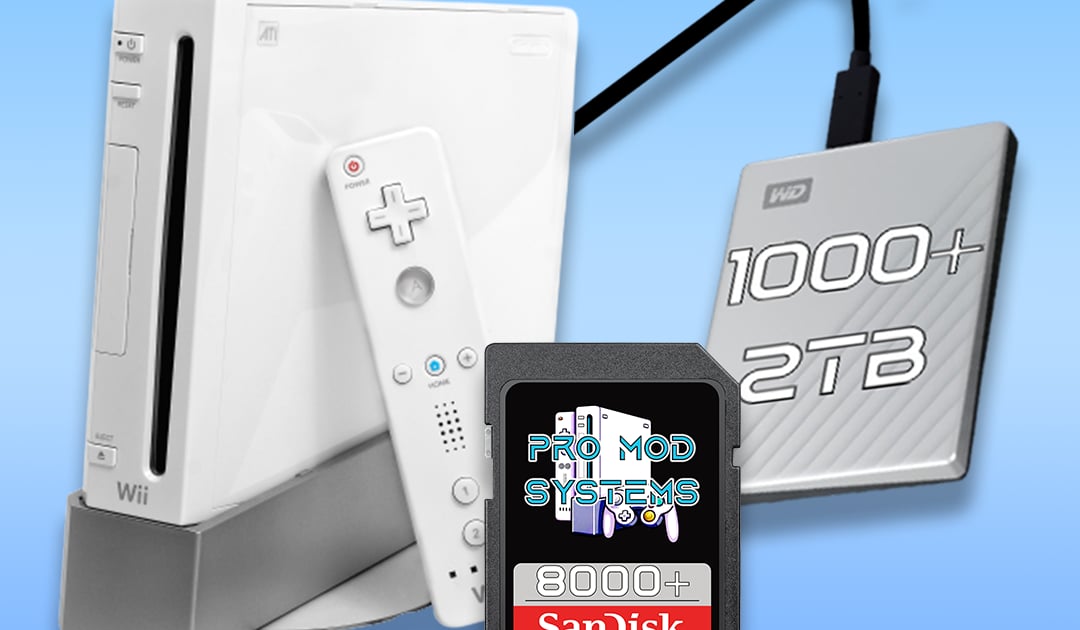 Ultimate Modded Wii with 2TB Drive (1000+) + 13,000 Retro | Pro Mod Systems