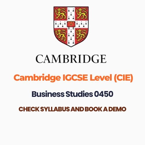 Cambridge IGCSE Level (CIE) Business Studies 0450