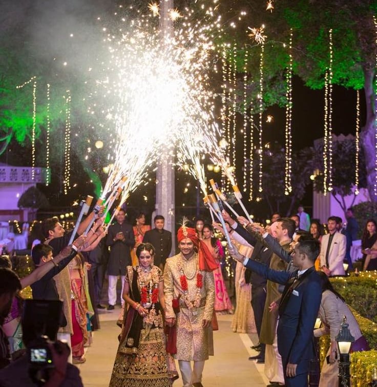 GUN PYRO BRIDE ENTRY SETUP | Jamshedpur Balloon Decoration