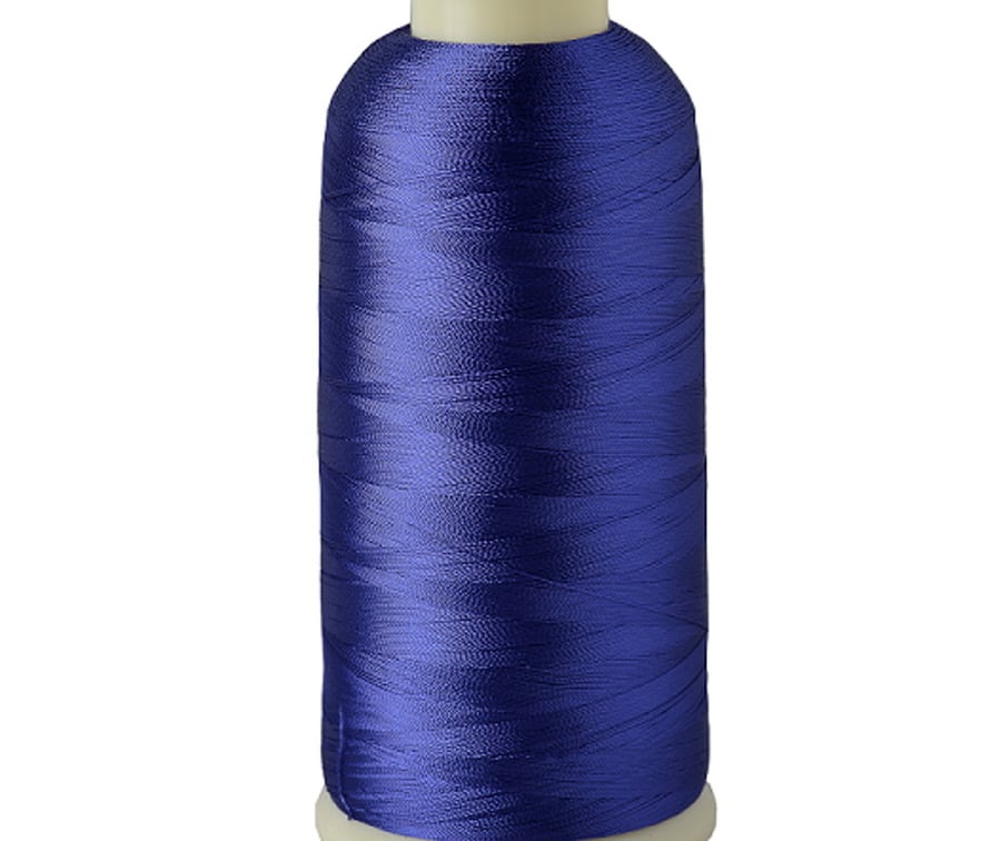 Marathon Embroidery Machine Thread 1000m Spool Rayon 1086 Prussian Blue ...