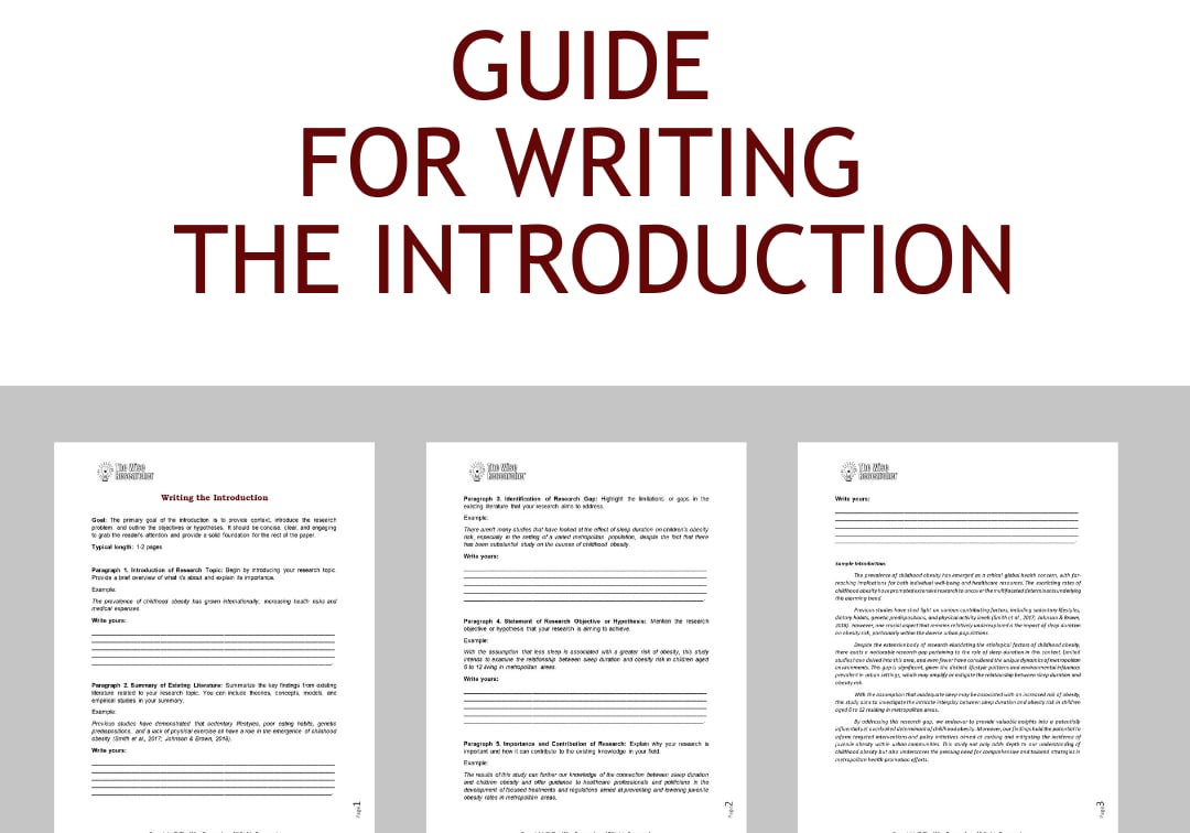 Guide for Writing the Introduction | The Wise Researcher