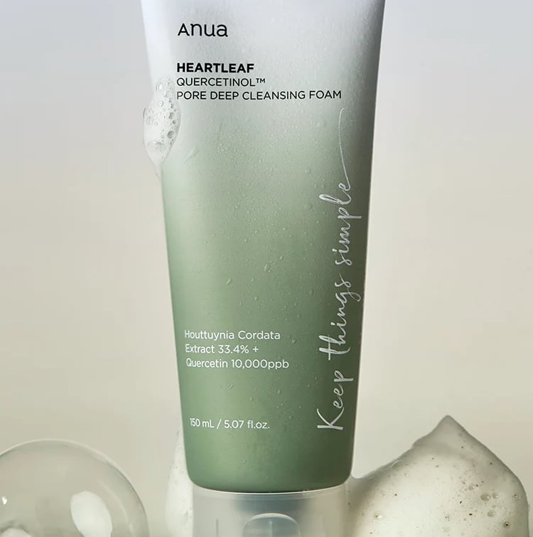 ANUA HEARTLEAF QUERCETINOL PORE DEEP CLEANSING FOAM | kotage style