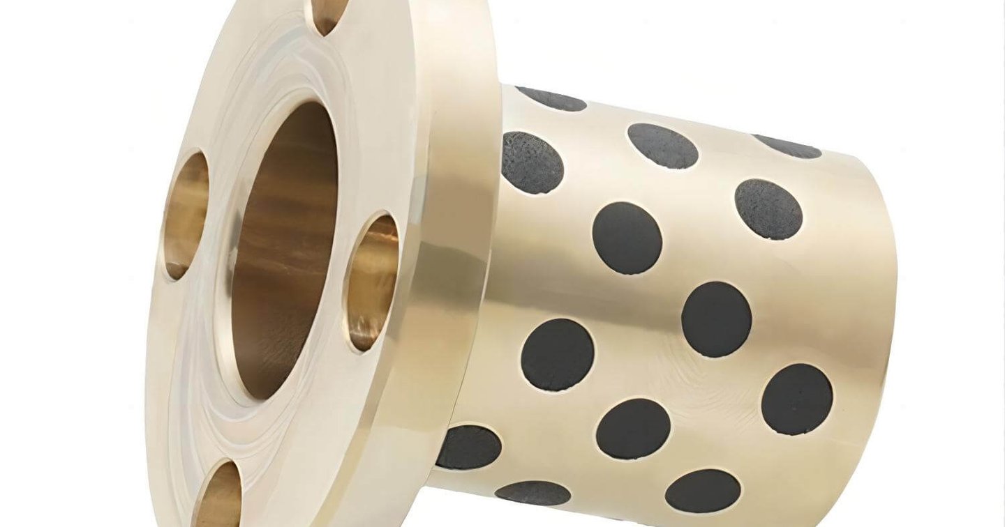 10pcs-LMF Flange round linear bearing - Graphitic copper sleeve ...