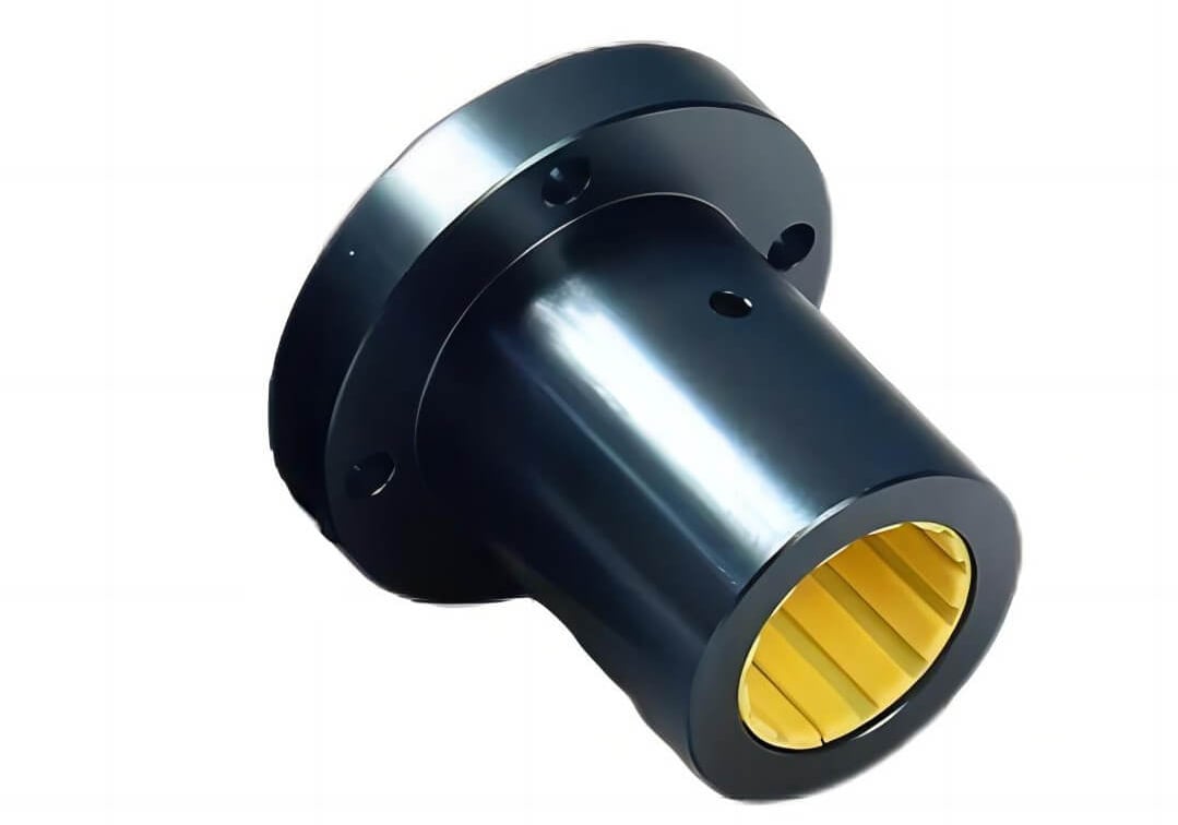 10pcs-LMF Flange round linear bearing - Plastic/ Graphitic copper ...