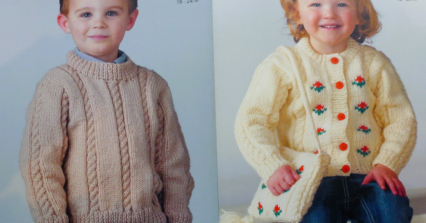 King Cole ARAN Baby/Child Knitting Patterns | Elaineswools