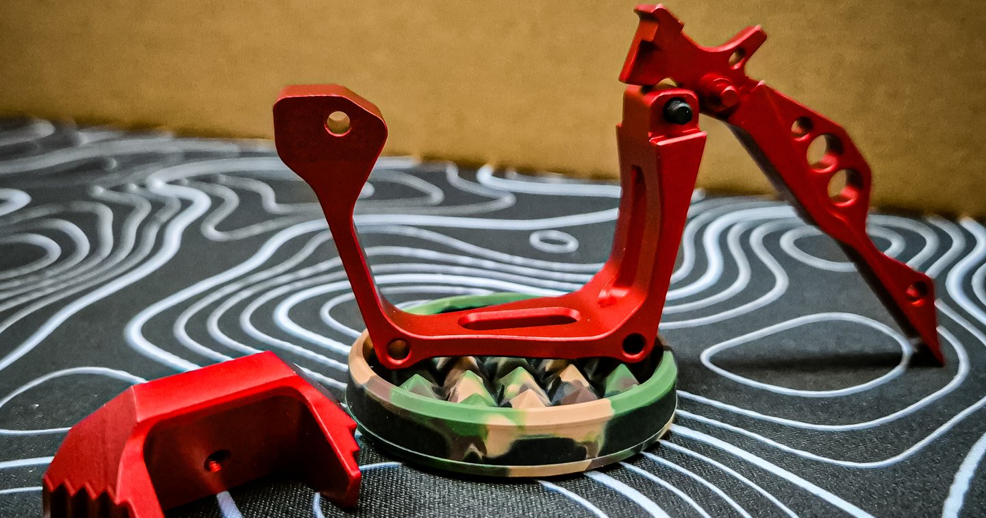 ARP Long Trigger set ( Trigger, Drop Down Trigger Guard, Mag release ...