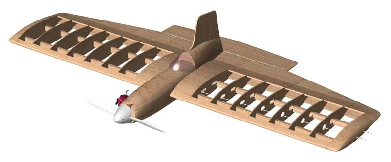 Mercury 'Toreador' - Vintage Control Line Model - Laser-cut Balsa Rib ...