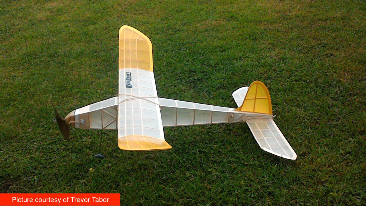 'Senator' - Vintage KK Rubber Powered Model Plane - Laser-cut Balsa Rib ...