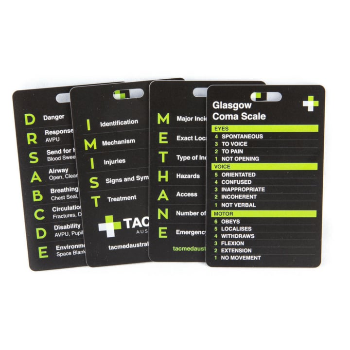 Wallet Reference Cards | Responder Aid