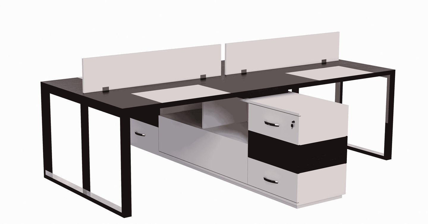 Stack Workstation in Dubai | Compact Modular Office Desk – Real Touch ...