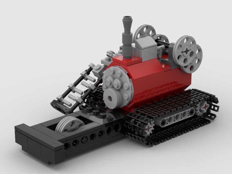 Mini Steam Caterpillar Instructions | BlueBrickMOCs