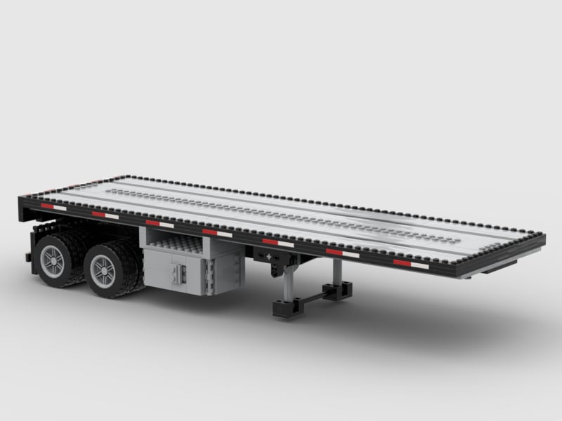 Flatbed Trailer Instructions | BlueBrickMOCs