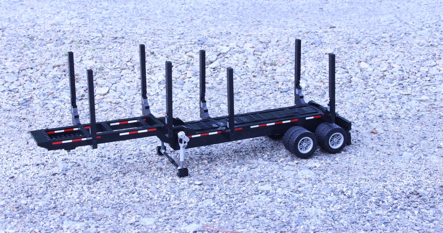 Log Trailer for Gavril T-Series MOC | BlueBrickMOCs