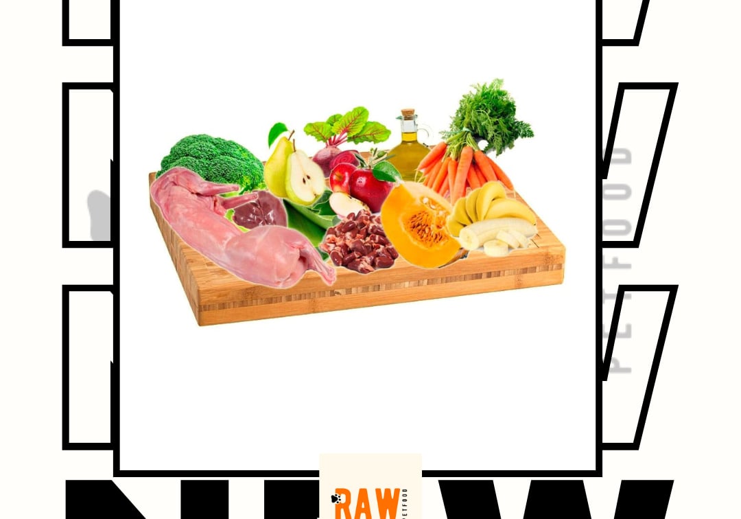 Rabbit Menu 1kg | Raw pet food