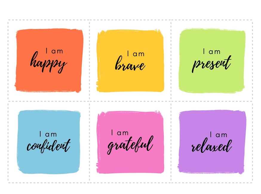 Affirmation Cards | The Preschool Professional