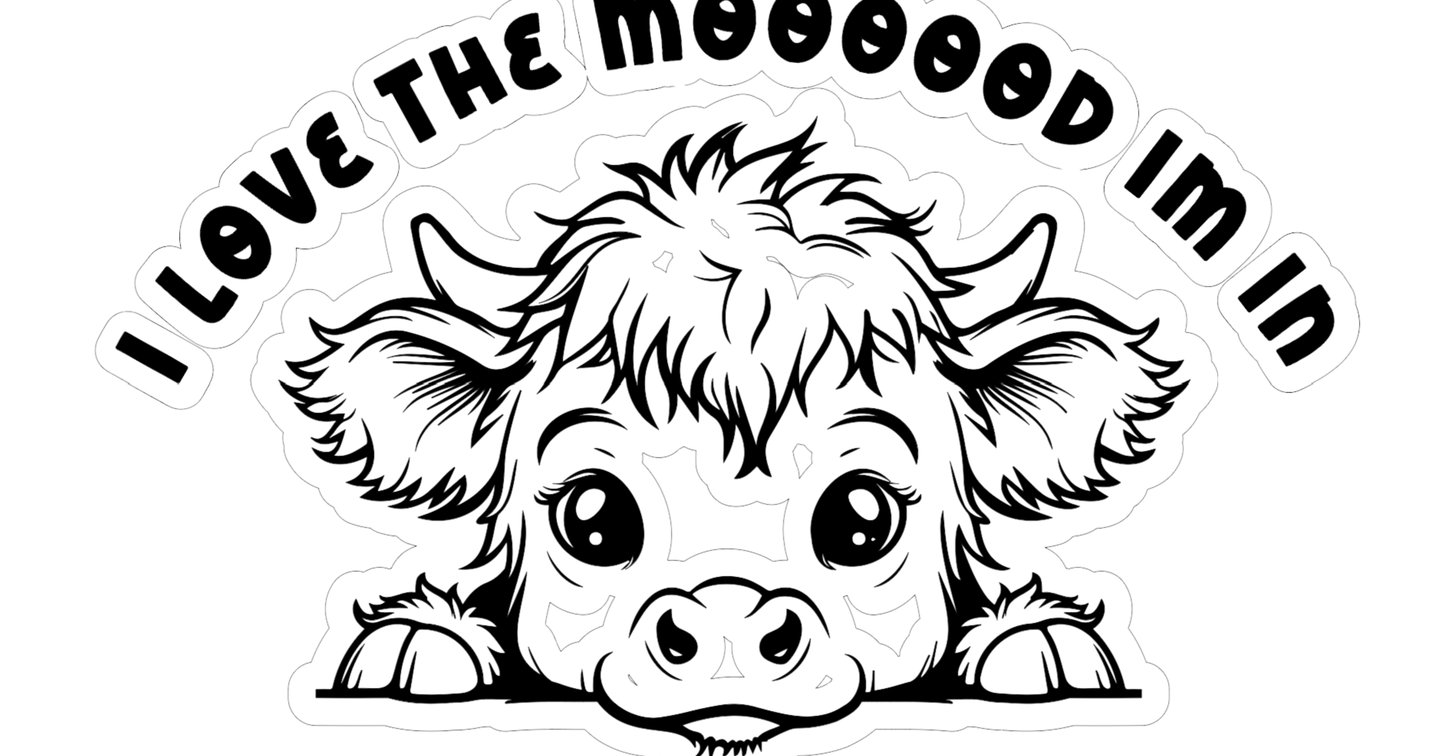 I LOVE THE MOOOOD IM IN | Expression Tee's by Mac Vizion