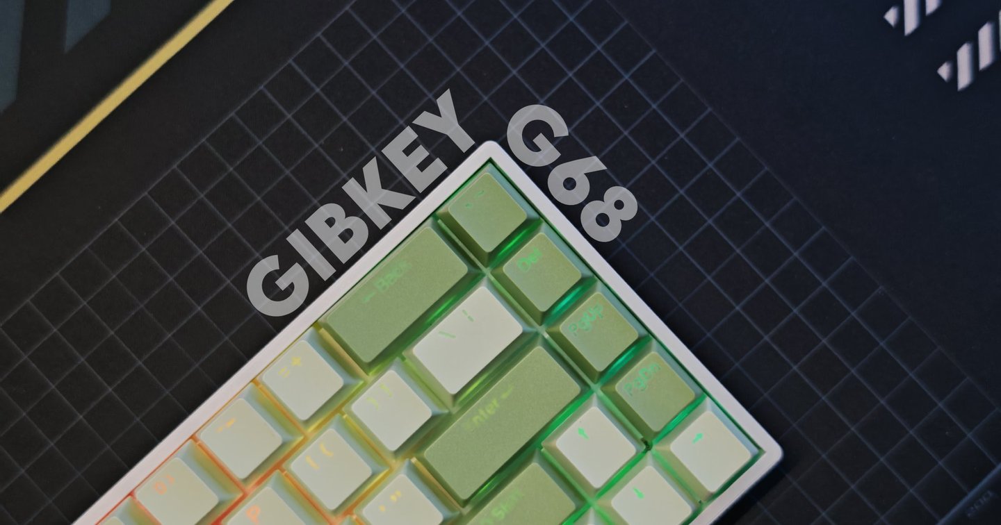 Gibkey G68 Mechanical Keyboard – Budget 65% Hot-Swap, Wireless RGB ...
