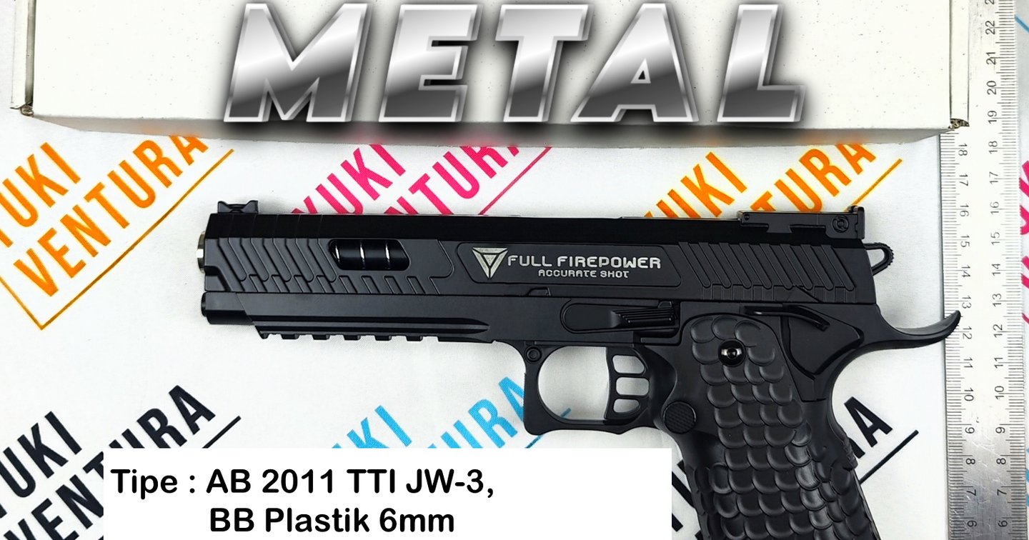 AB2011JW3-B, AB 2011 TTI JW-3 COMBAT MASTER METAL New Batch 2025 | YUKI VENTURA