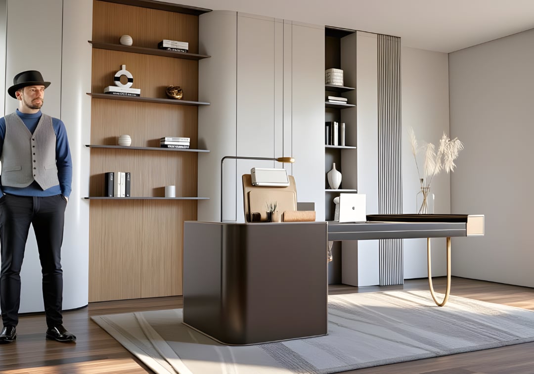 Modern Office Workspace 3D Model – SketchUp File | NICE TOWER