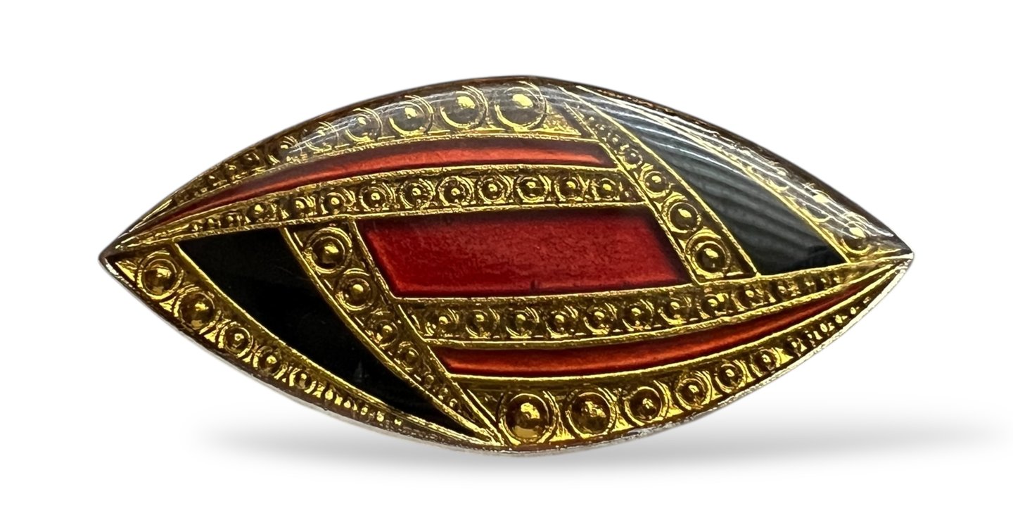 Art Deco stiliaus emalio segė – moderni klasika | Dionka